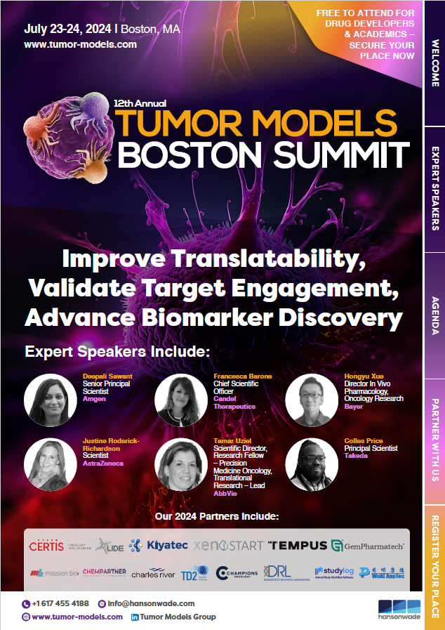 Conference Day Two - 12th Tumor Models Boston Summit